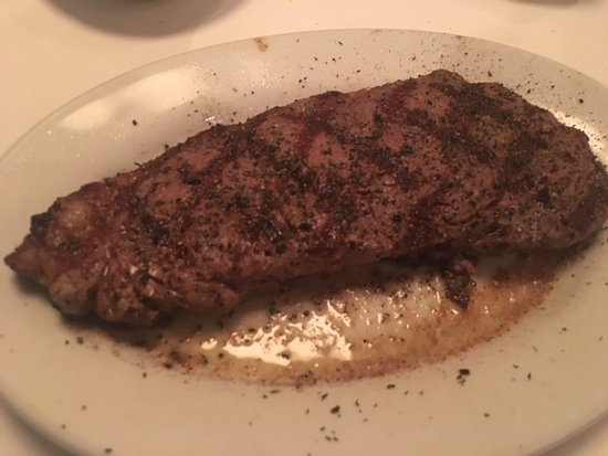 How much is the New York strip at Ruth Chris Steakhouse?