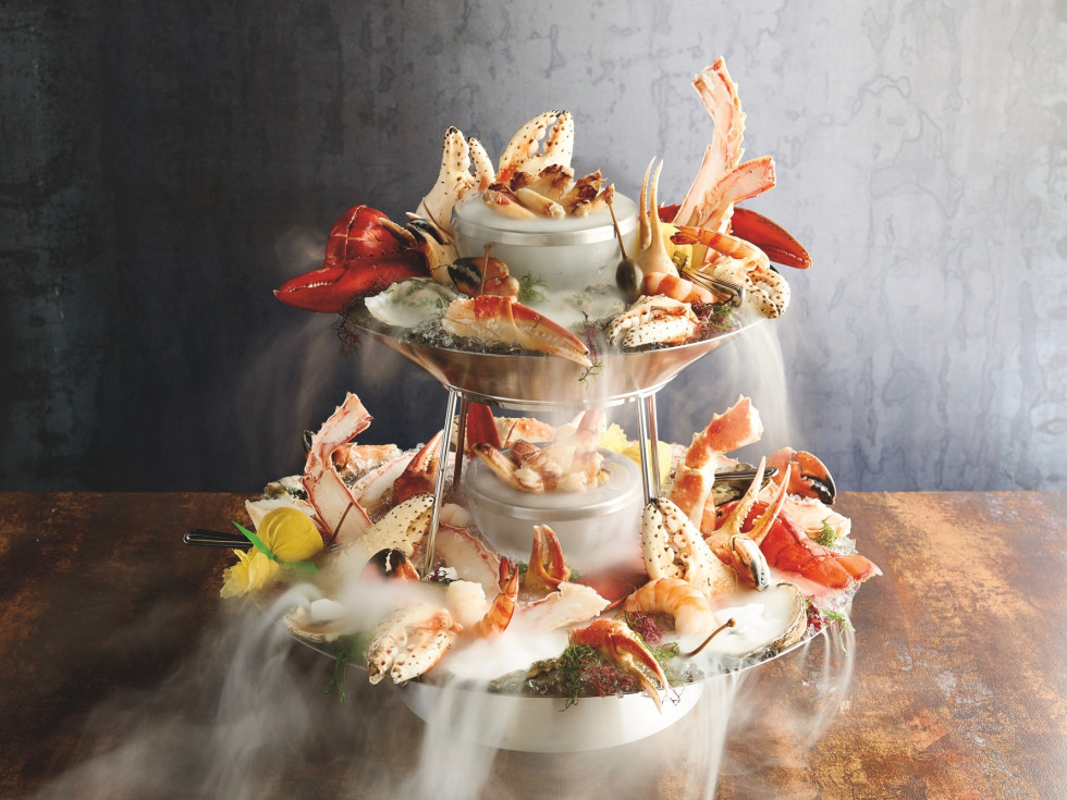 How much is the seafood tower at mastros?