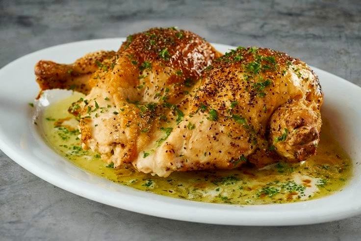 How much is the stuffed chicken at Ruth's Chris?