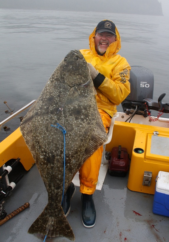 How much line is needed for halibut fishing?