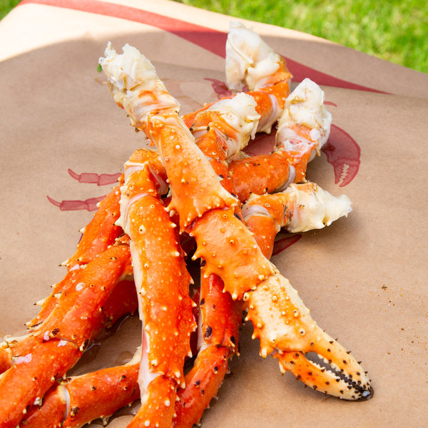 How much meat is in a pound of king crab legs?