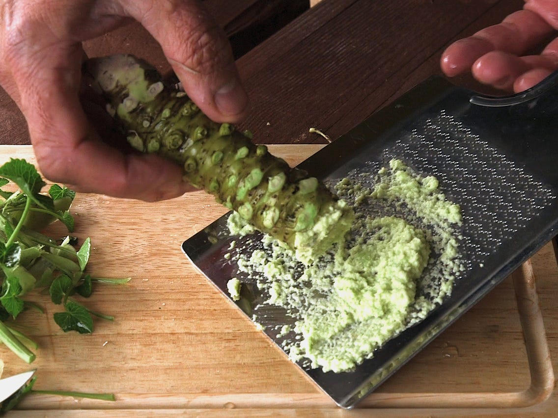 How much of real wasabi is in wasabi?