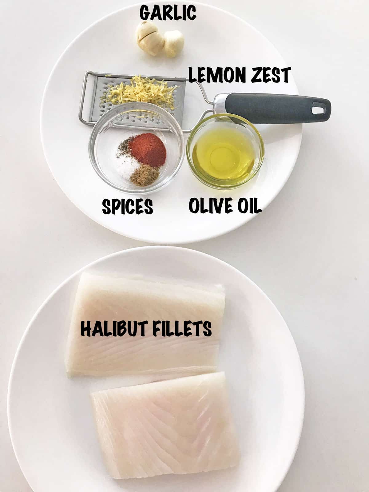 How much oil do you put on halibut?