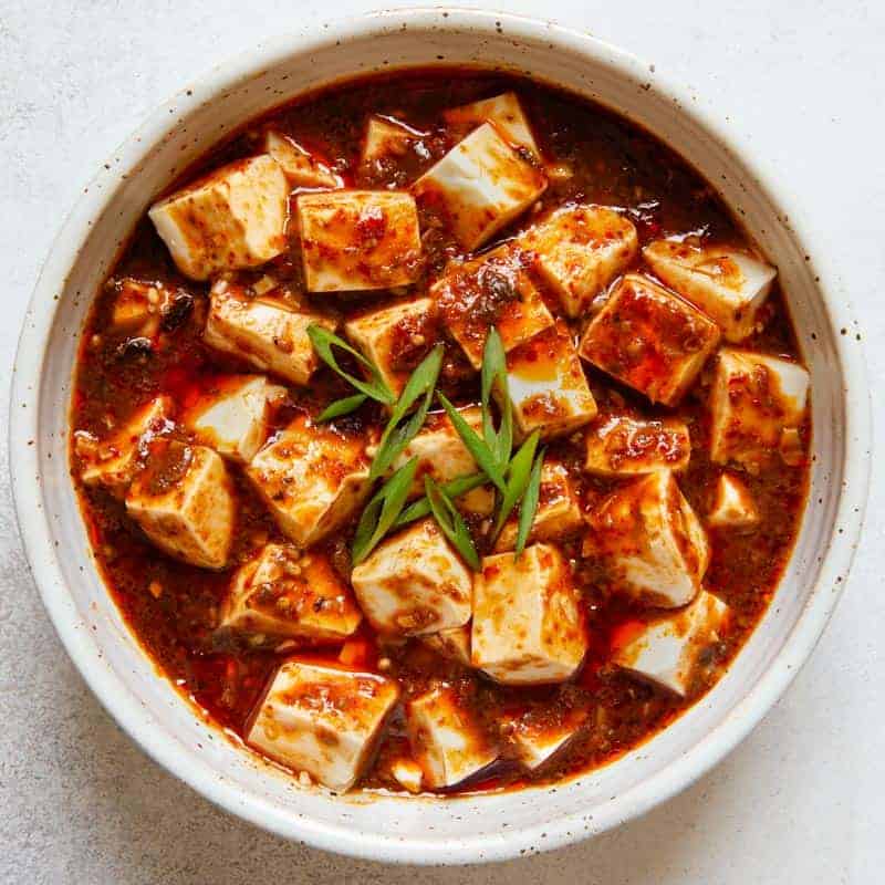 How much protein is in Mapo Tofu?