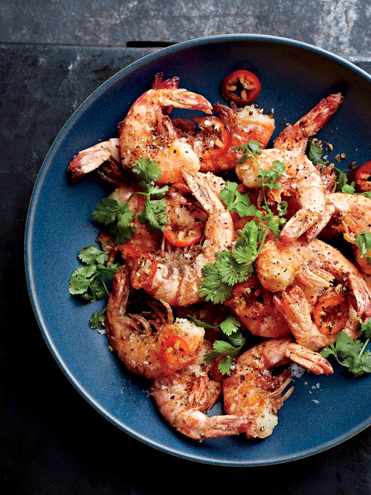 How much salt do you put in a pound of shrimp?