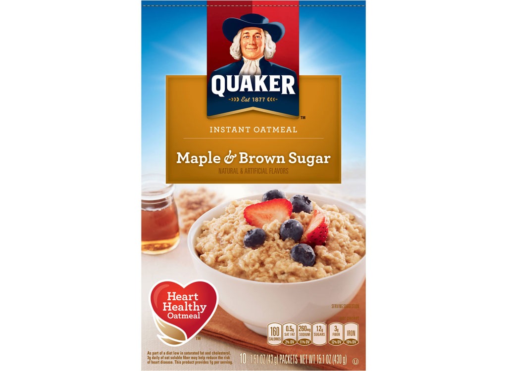 How much soluble fiber is in instant oatmeal?