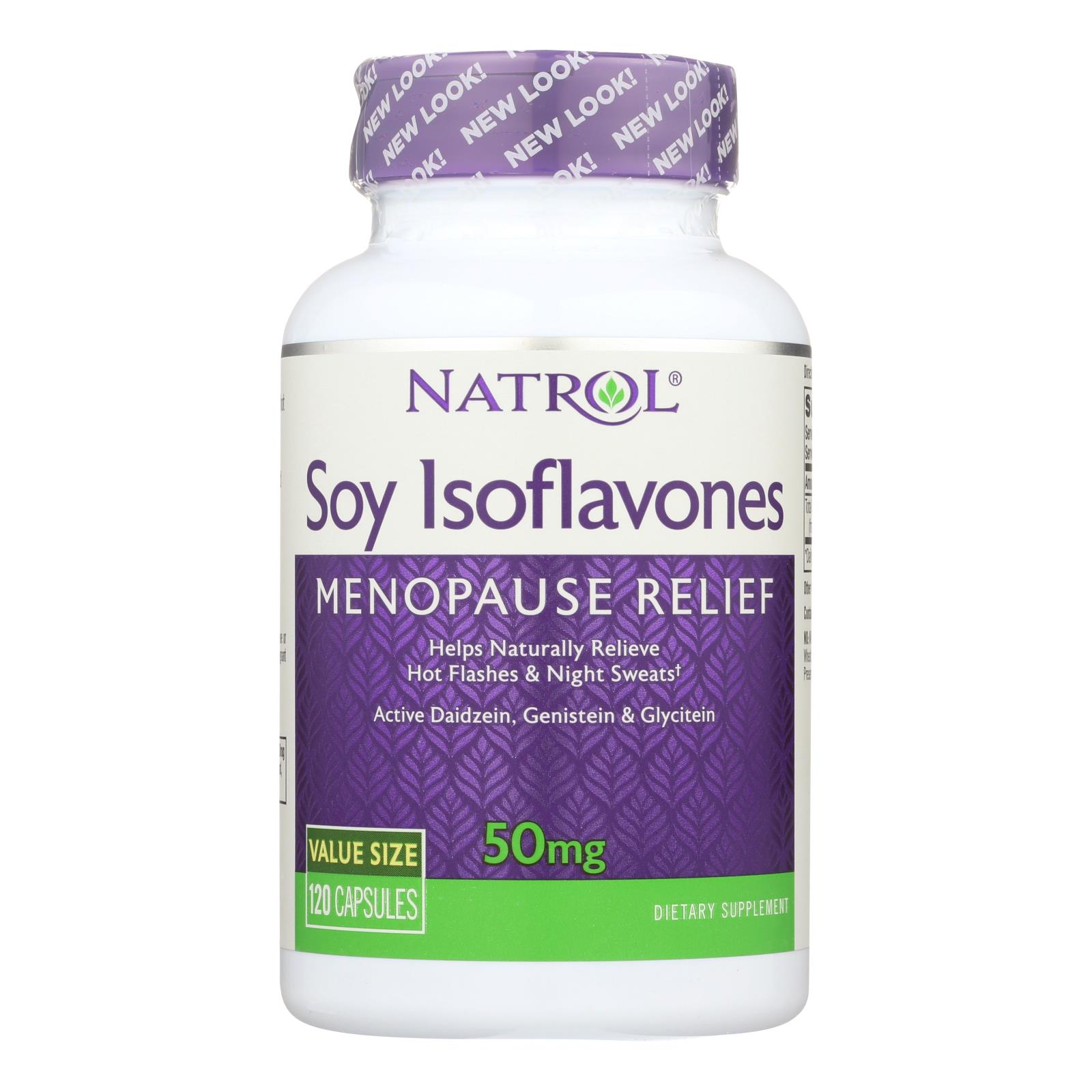 How much soy isoflavones should I take for hot flashes?