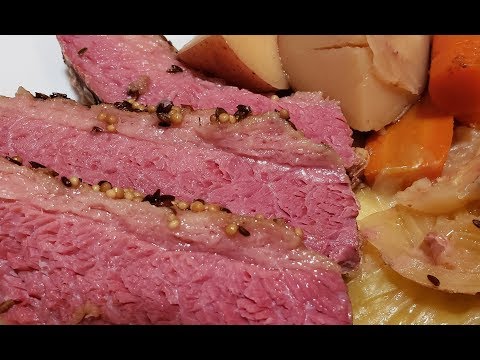 How much water do you put in corned beef?