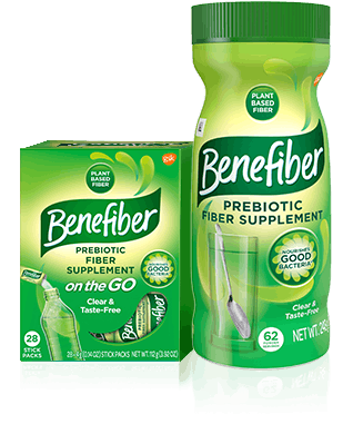 How much water should you drink when taking Benefiber?