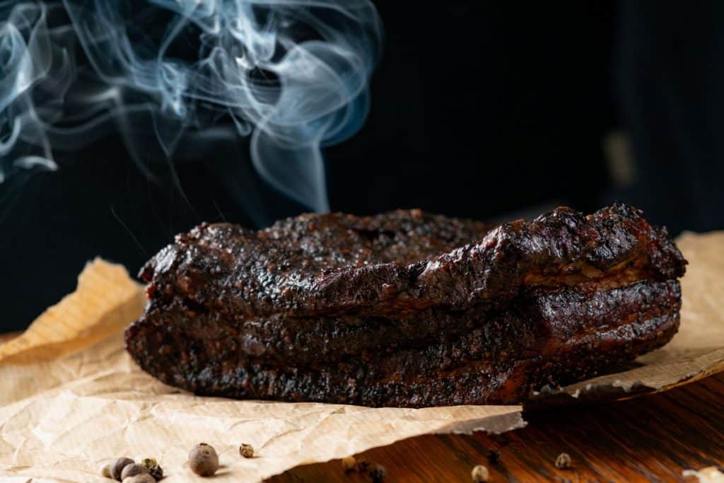 How much weight does a brisket lose when smoked?