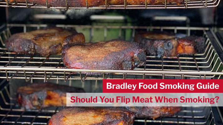 How often do you flip meat when smoking?