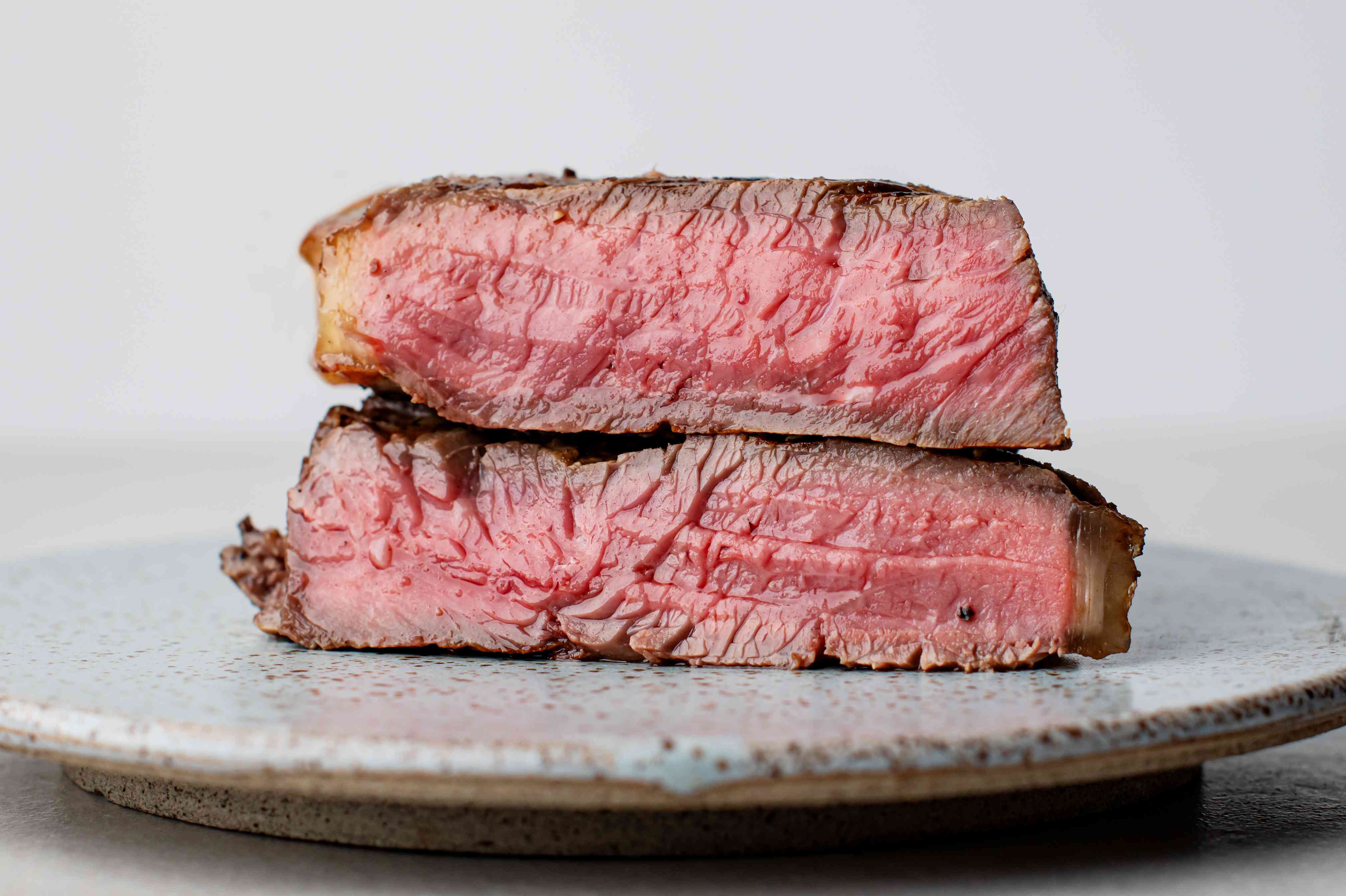 How pink should a ribeye be?