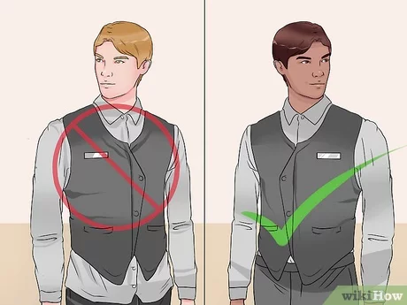 How should I dress as a waiter?