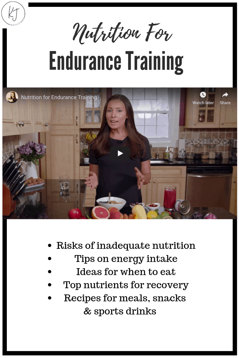 How should I eat for endurance training?