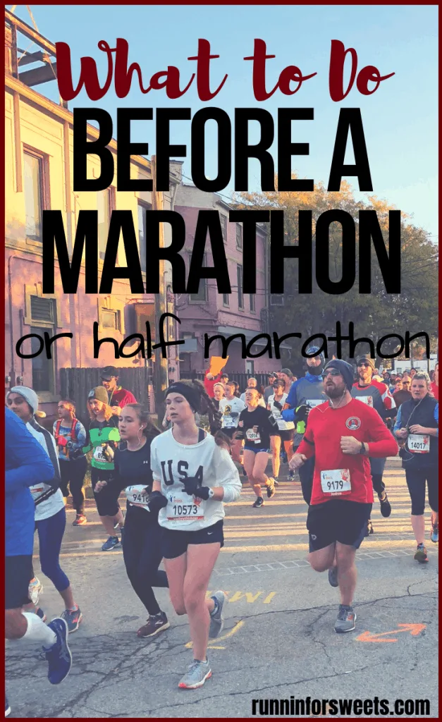 How should I prepare for a half-marathon the day before?