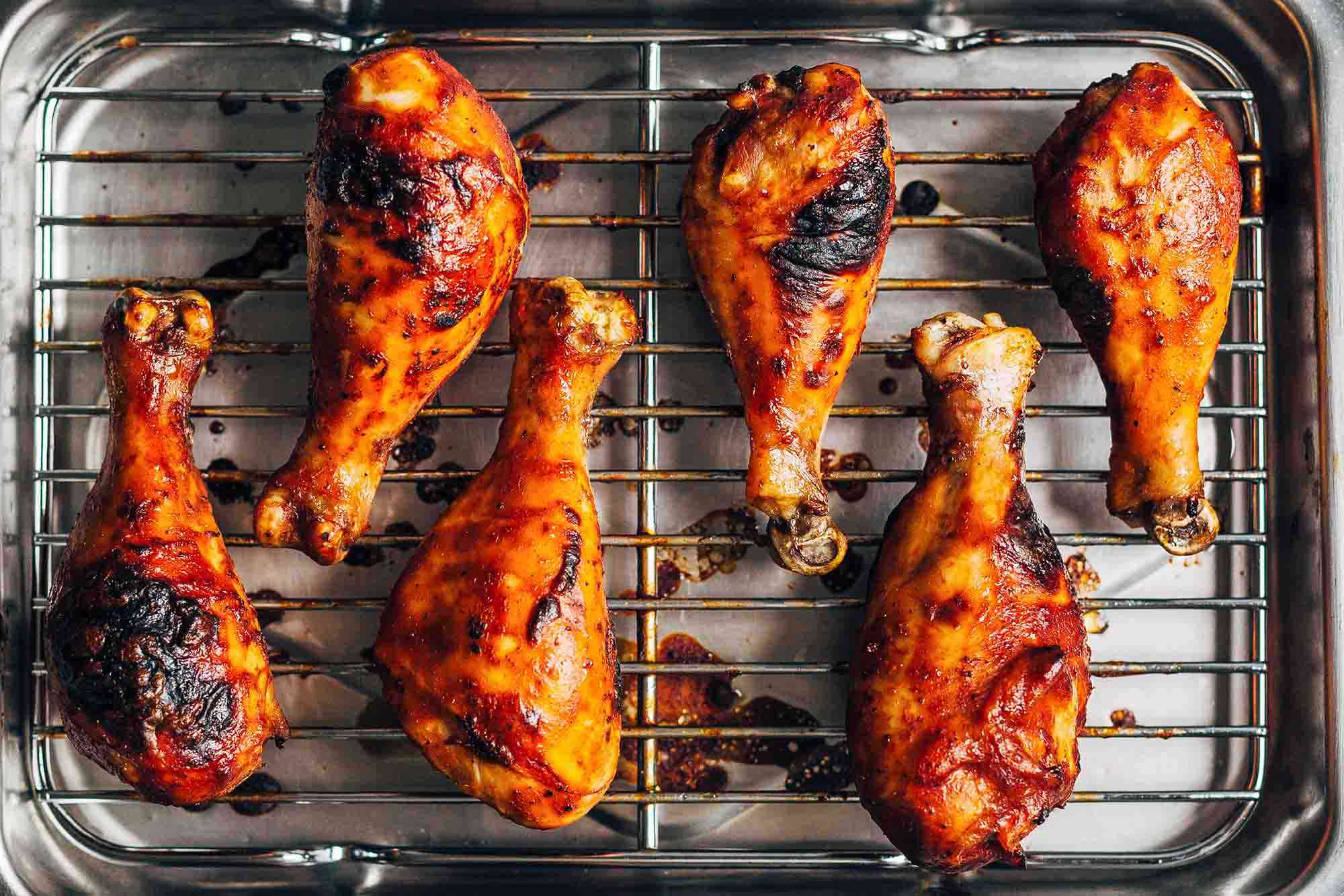 How should you cook chicken on the grill?