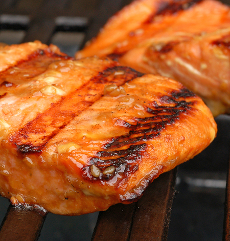 How thick should a fish be when grilling?