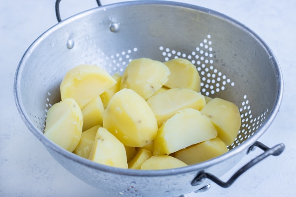 How to boil potatoes for potatoes?