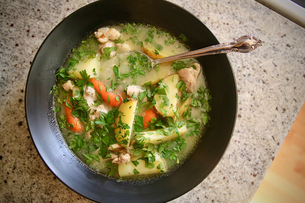 How to brighten up a soup?