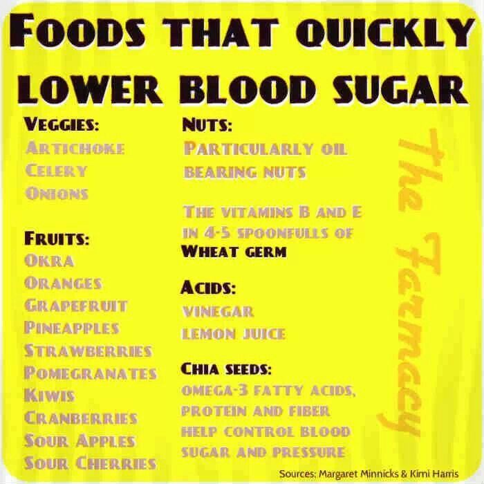 How to bring your blood sugar down?