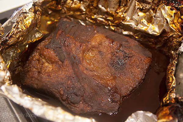 How to cook a foil wrapped brisket in oven?