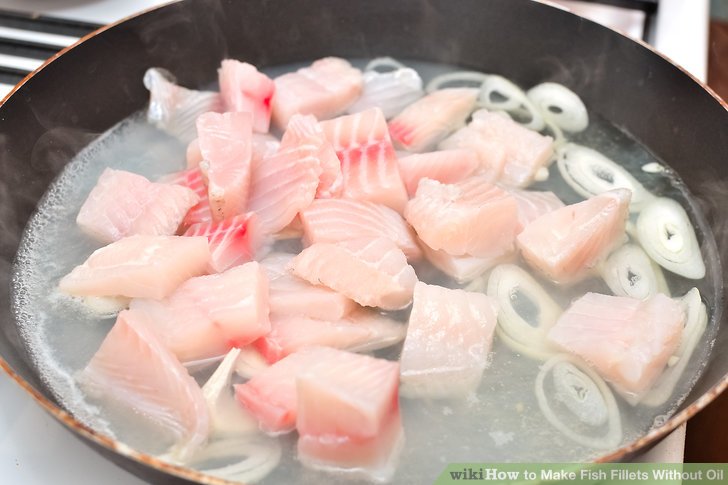 How to cook fish fillets without cooking oil?