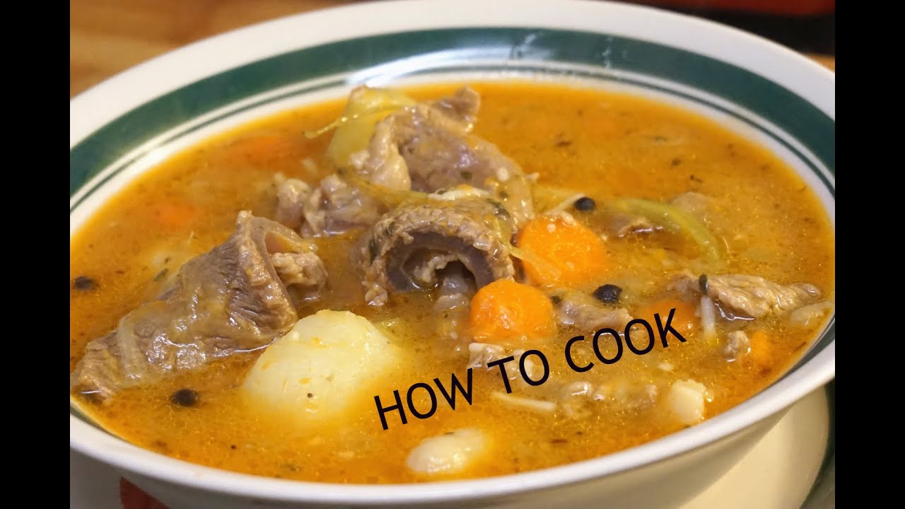 How to cook Jamaican beef soup recipe?