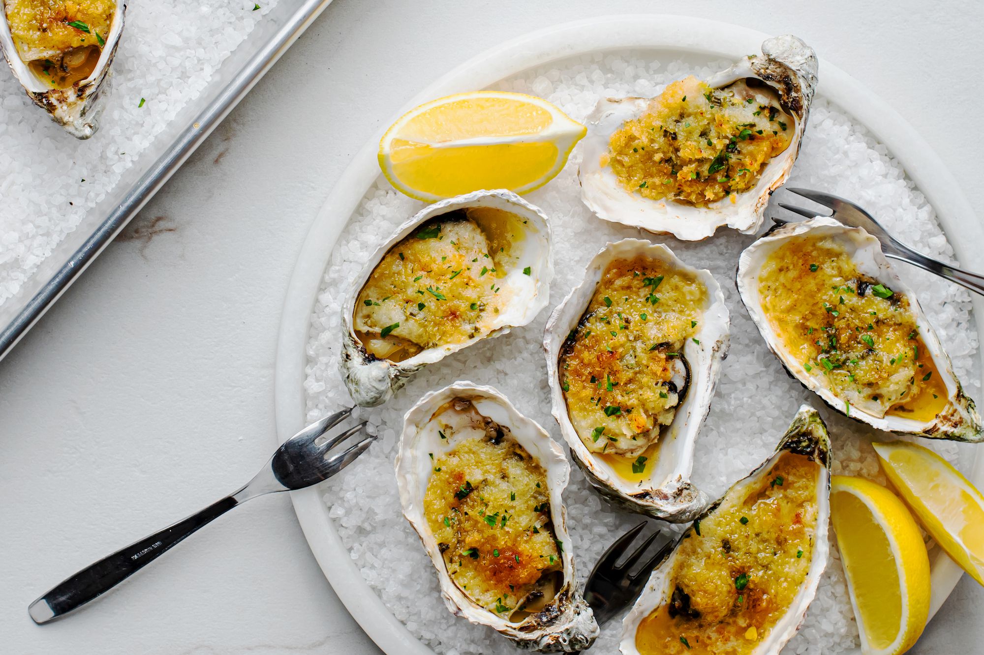 How to cook oysters in the oven with heat?