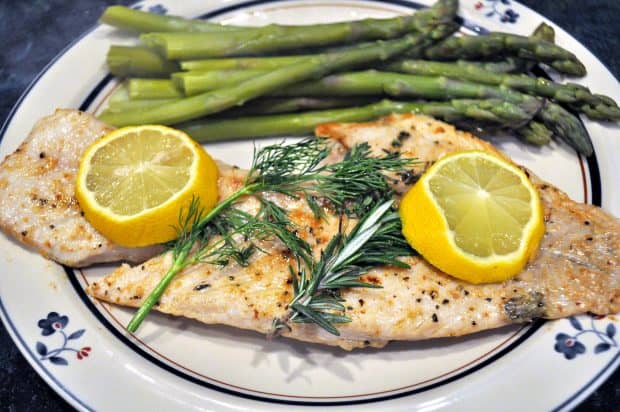 How to cook rockfish with fresh herbs?
