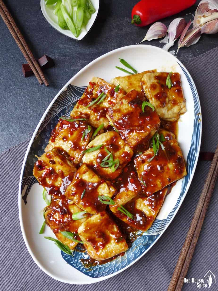 How to cook tofu with garlic sauce?
