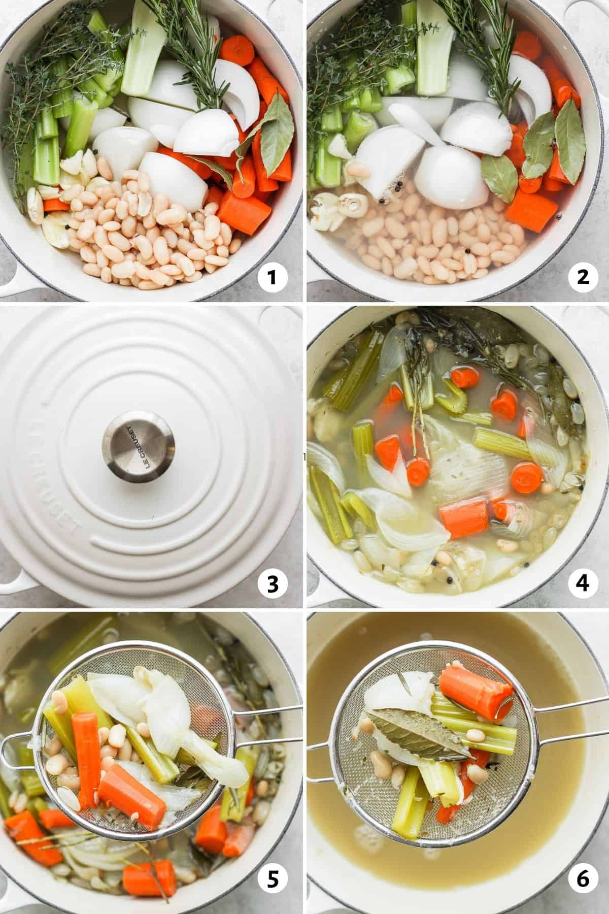 How to cook vegetable broth in the oven?