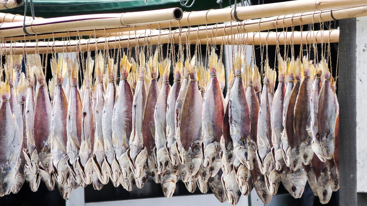 How to dry salted fish?