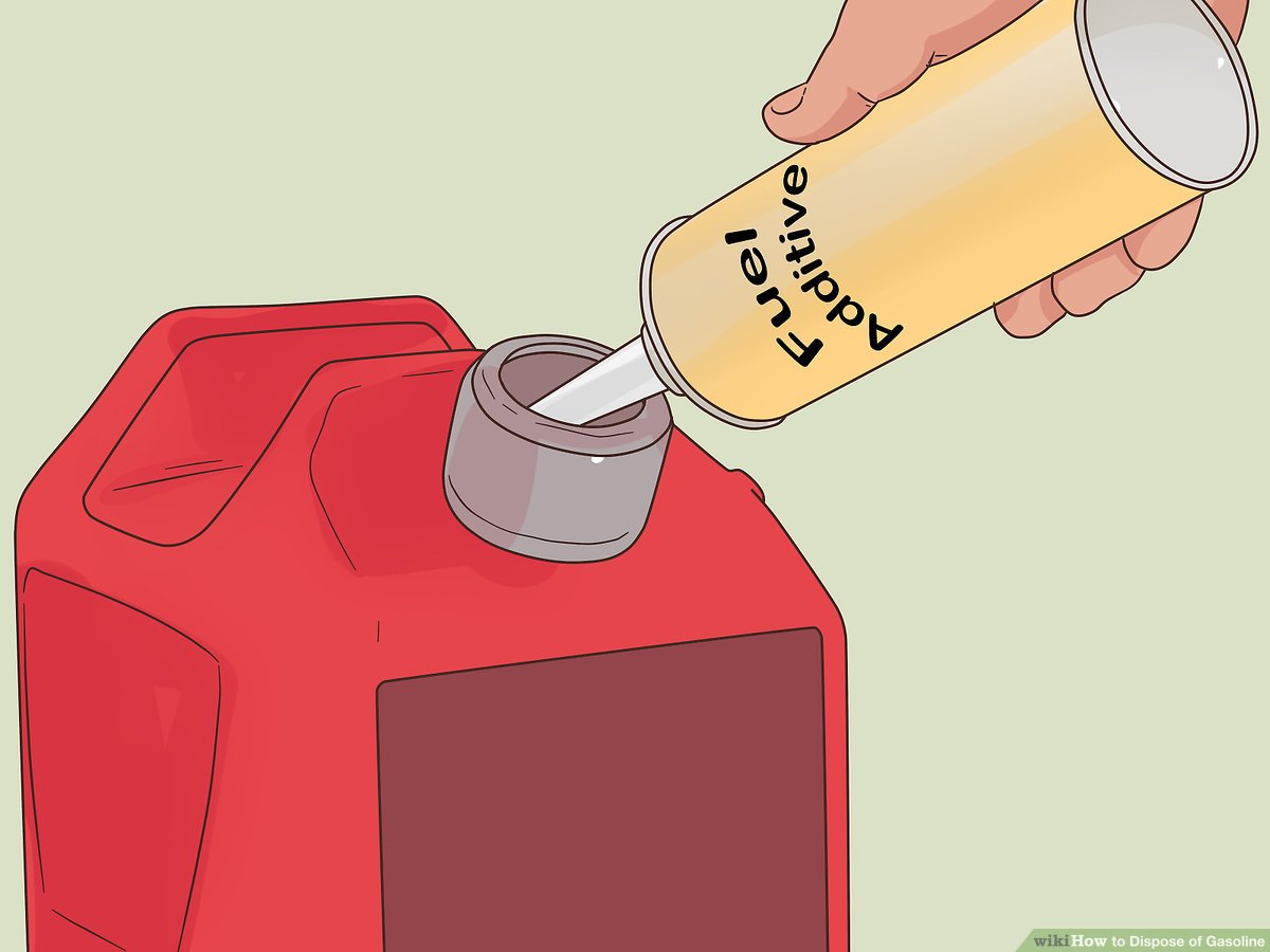 How to get rid of old gasoline?