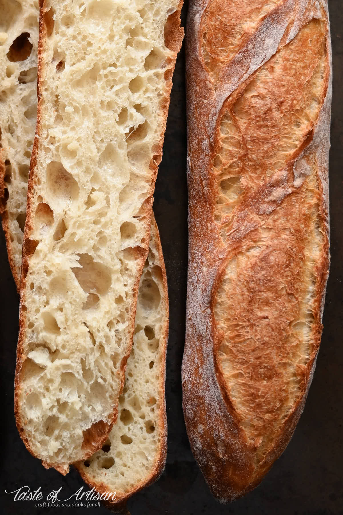 How to make baguettes look like the original thing?