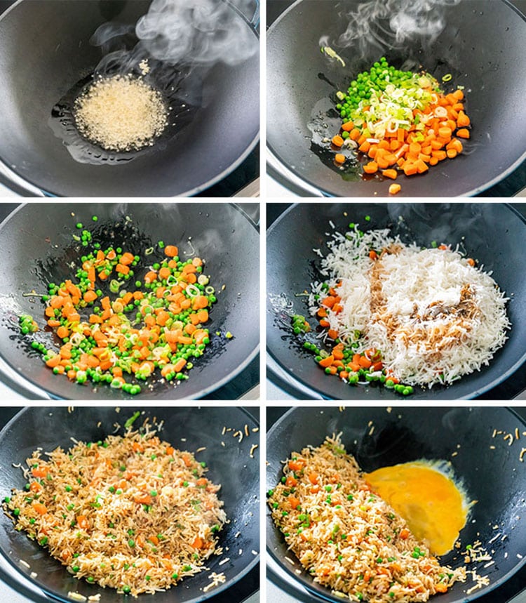 How to make fried rice in 6 steps?