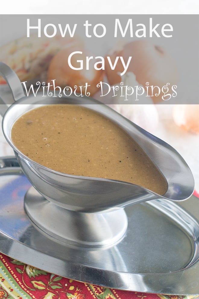 How to make gravy without a pan?