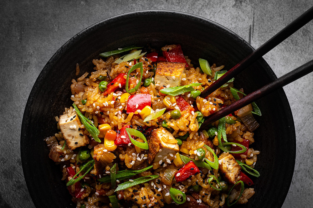 How to make smoked tofu stir-fried rice?