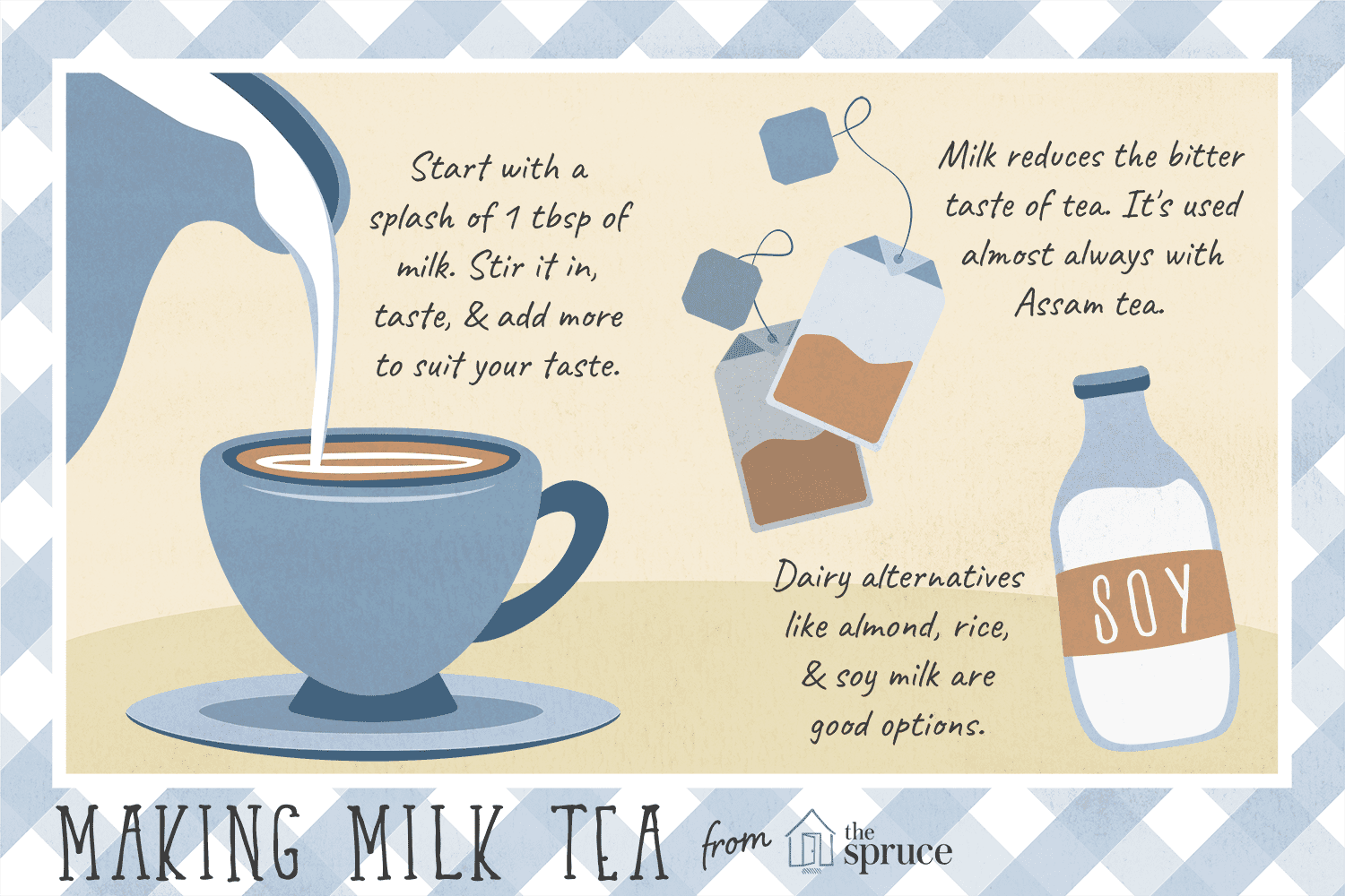 How to make tea with milk?