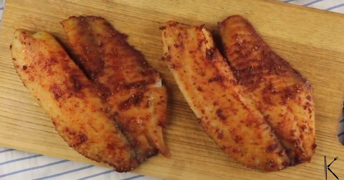 How to reheat fish with skin on?