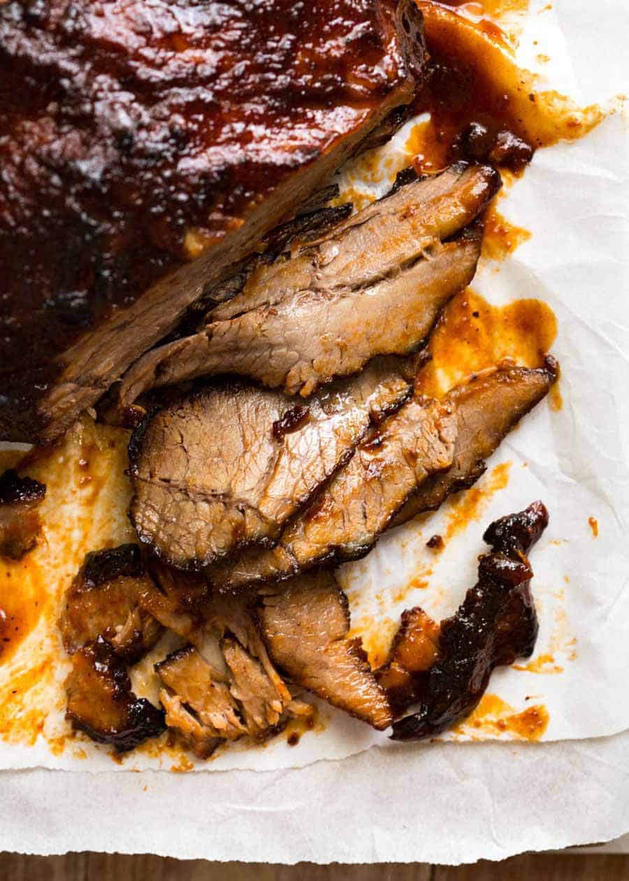 How to smoke a brisket in a slow cooker?