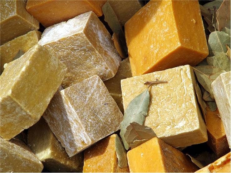 How was soap made in ancient times?