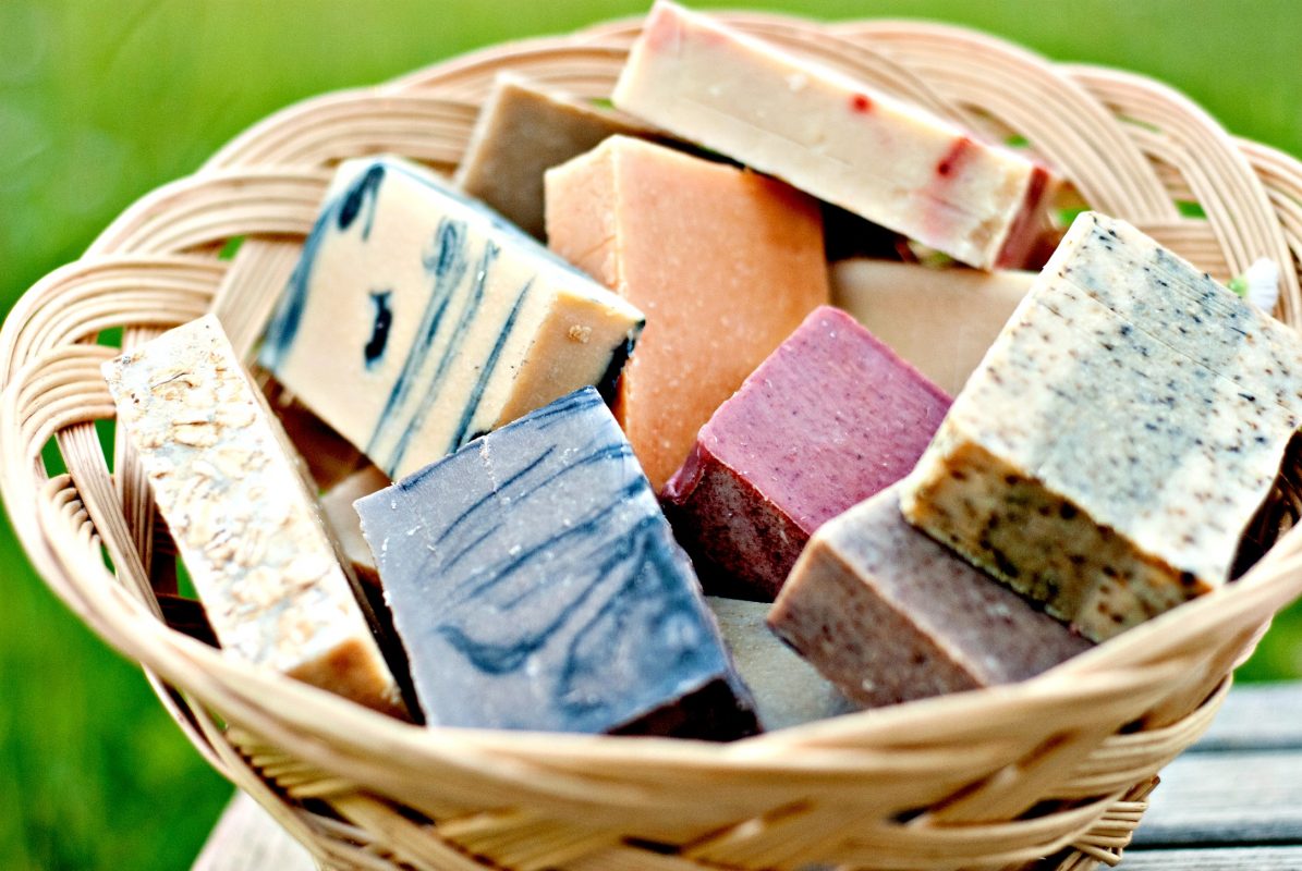 How was soap made traditionally?