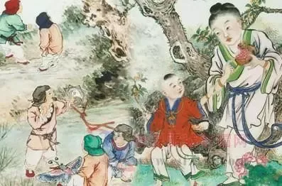 How were kids treated in ancient China?