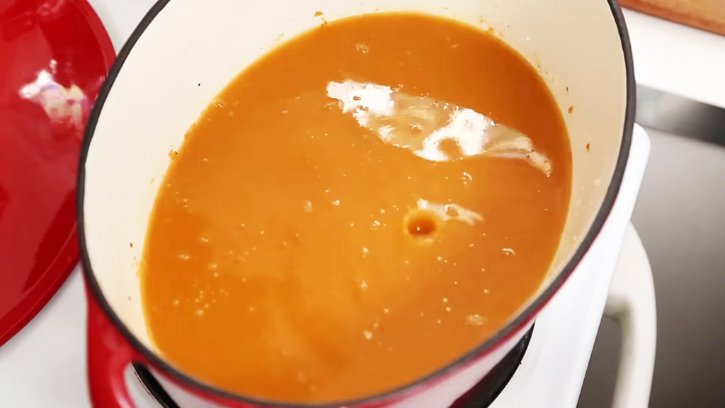 How will you adjust the consistency of a soup?