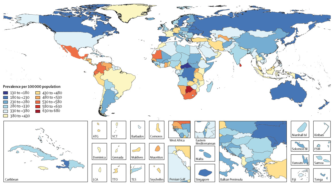 In which populations is epilepsy most prevalent?