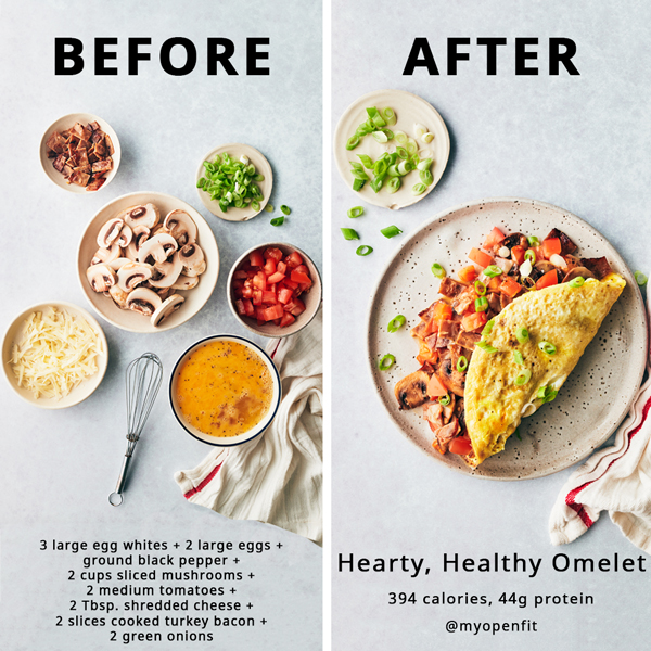 Is a 2 egg omelette healthy?