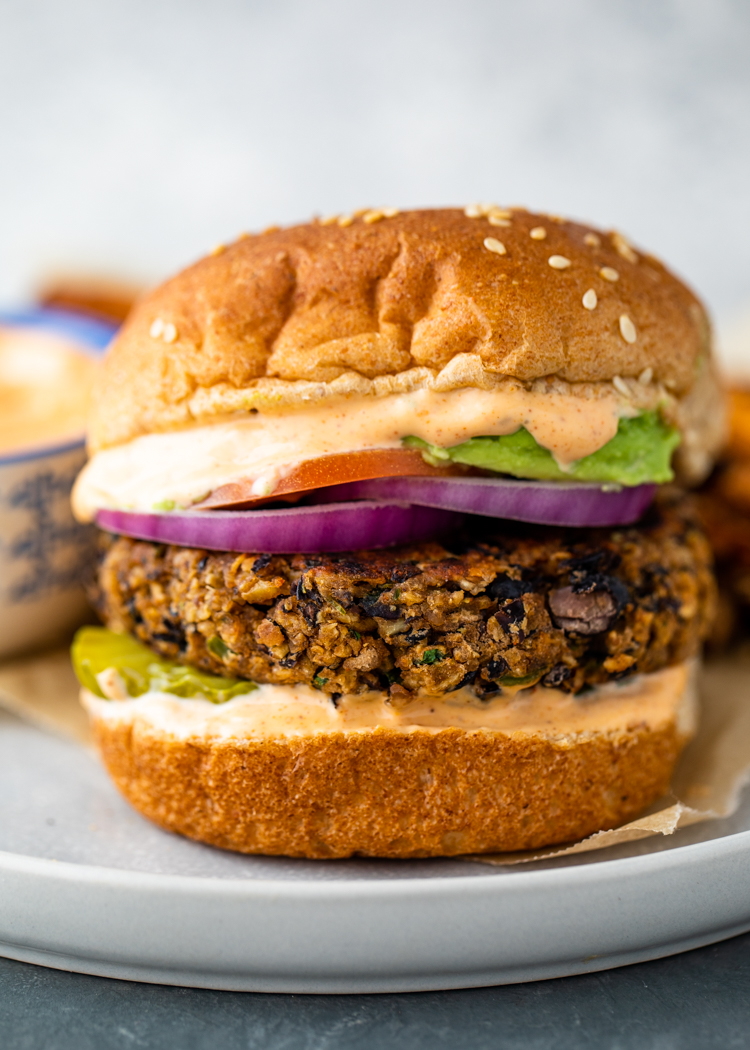 Is a black bean burger healthier?