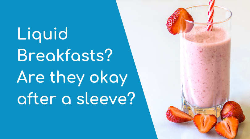 Is a liquid breakfast healthy?