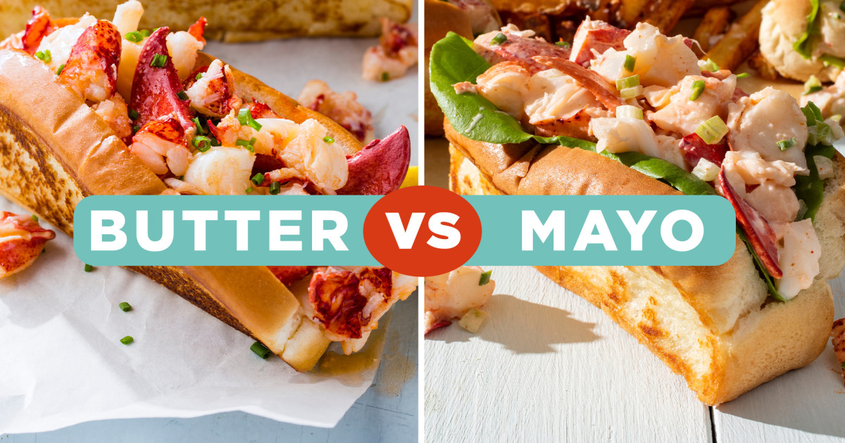 Is a lobster roll better with mayo or butter?