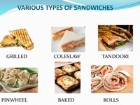 Is a plain sandwich made up of bread preferably a day old bread toasted which butter can be readily spread?